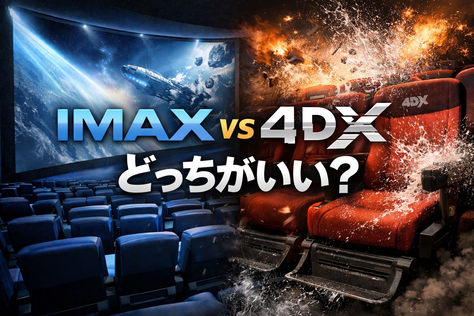 IMAX 4DXどっちがいい？違いや料金、選び方を徹底比較 | ホームシアター大全/シネモノ